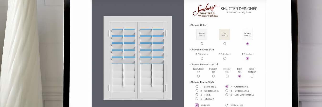 Use Sunburst’s Shutter Designer To Visualize Your Ideal Interior ...